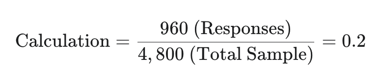 How to Calculate Response Rate: 5 Easy Steps & Formula