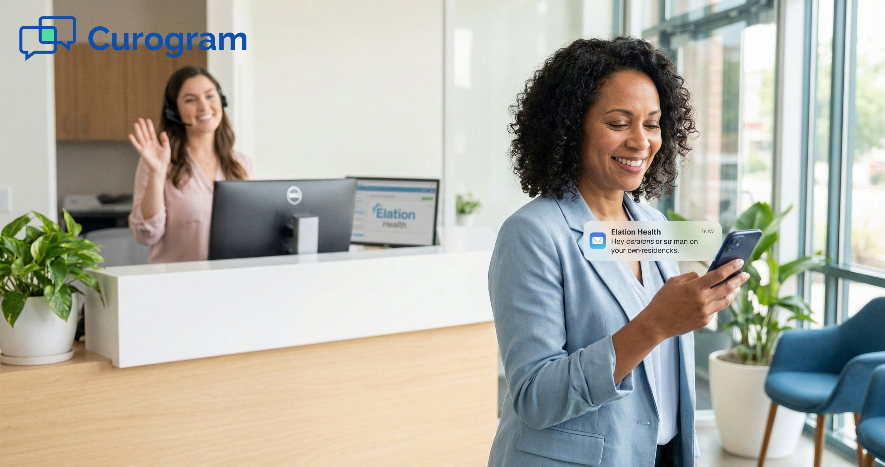 Google Review Automation for Elation Health | Curogram